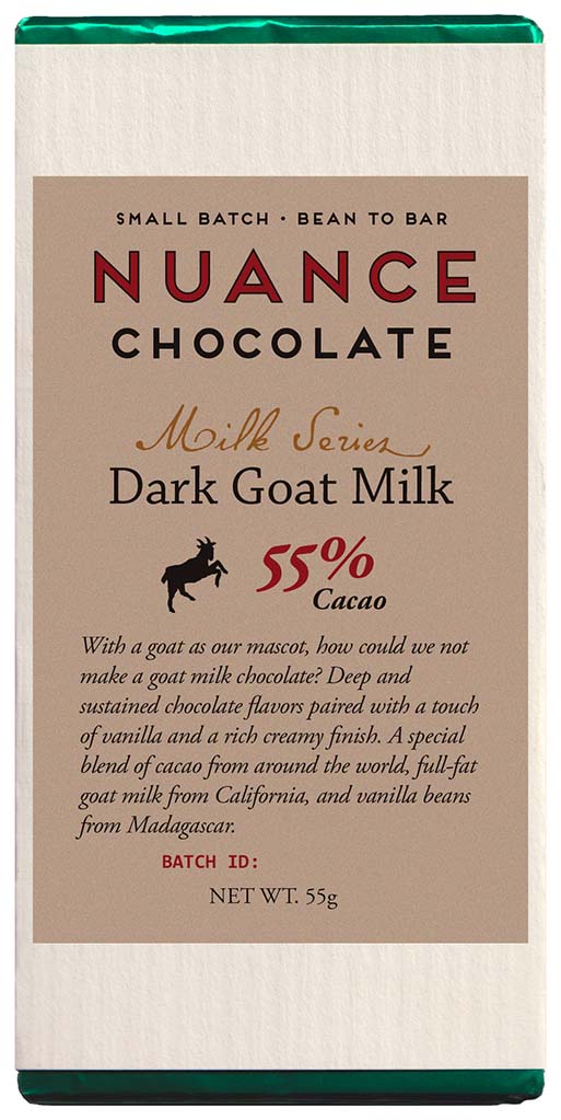 Dark Goat Milk – Nuance Chocolate Company